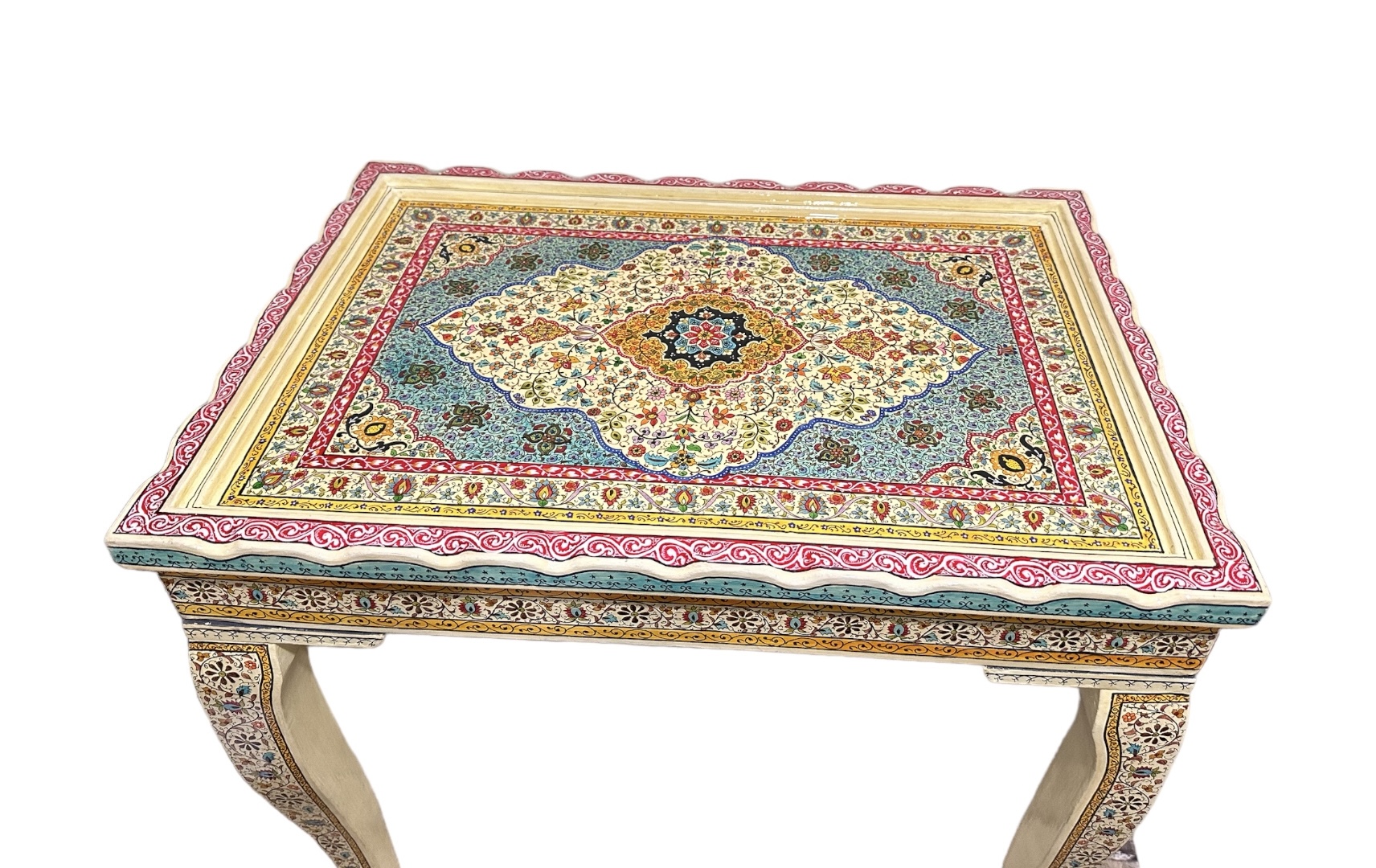 Crafted Elegance: Adjustable Paper Mache Table