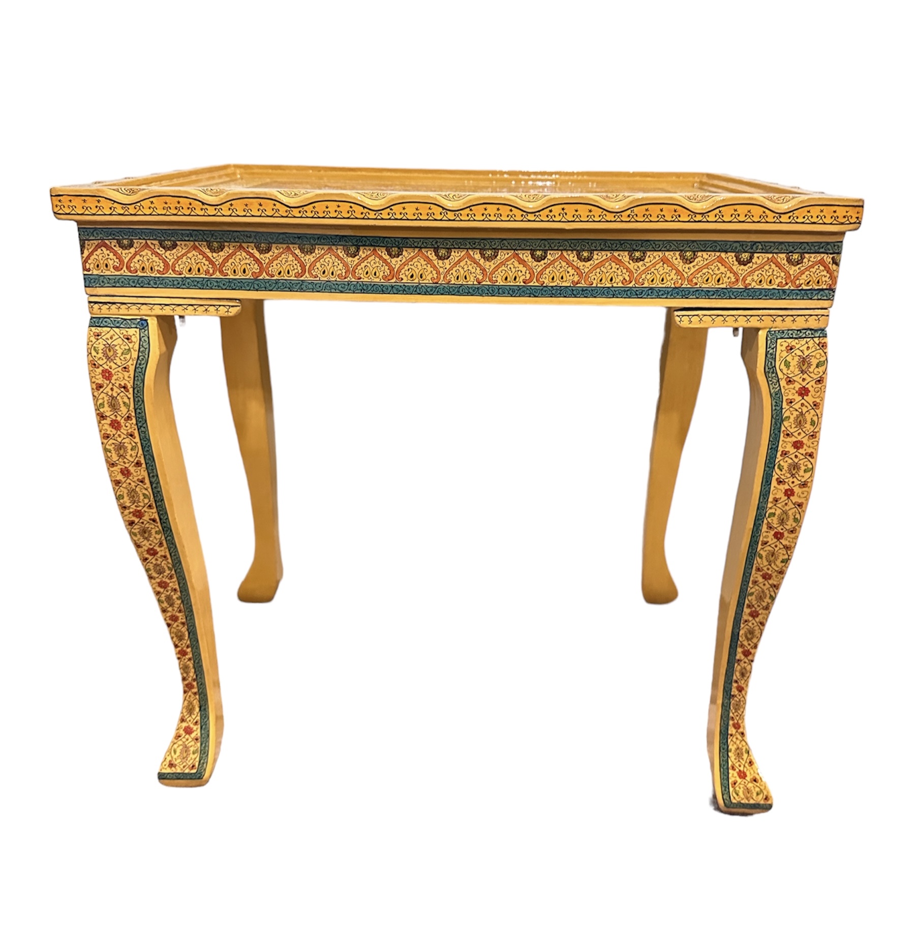 Crafted Elegance: Adjustable Paper Mache Table